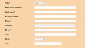 CSS Form Tutorial: How to Improve Web Order Form Design