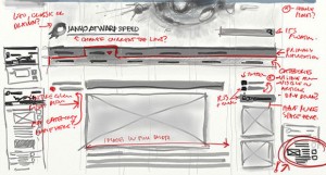 40 Brilliant Examples of Sketched UI Wireframes and Mock-Ups