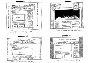 40 Brilliant Examples of Sketched UI Wireframes and Mock-Ups