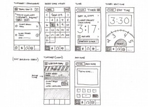 40 Brilliant Examples of Sketched UI Wireframes and Mock-Ups