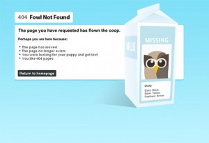 The Secret of a Successful Error Page with 35 Amazing "404 Page" Designs