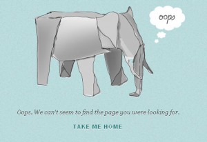 The Secret of a Successful Error Page with 35 Amazing "404 Page" Designs