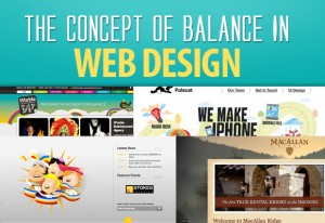 The Concept of Balance in Web Design