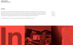 40 Beautiful Examples of Monochromatic Website Design
