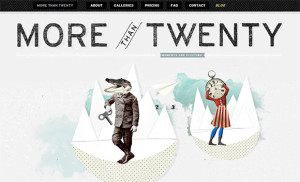 50 Examples of Web Design Incorporating Surreal Art