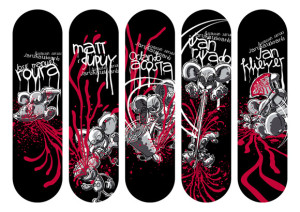 Amazing Examples of Skateboard Deck Design