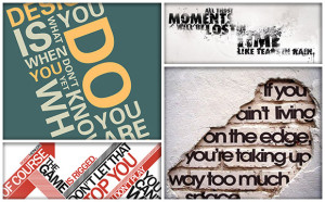 40 Beautiful and Inspiring Typographic Quotes