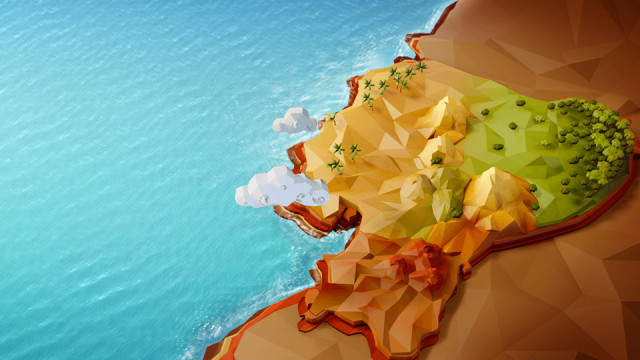 Modern Touch of Polygon Web Design