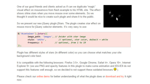 Best Web Animations So Far Part 2: How To – Code Snippets and Solutions