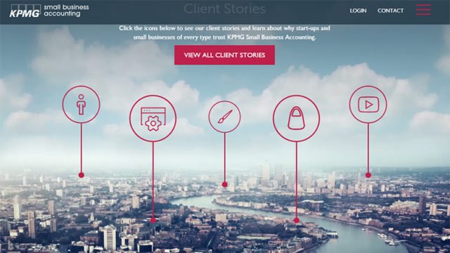 Line Style Iconography in Website Design
