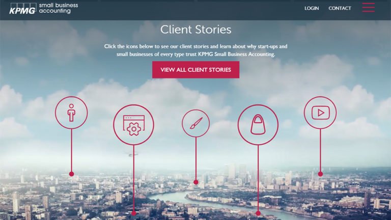 Line Style Iconography in Website Design