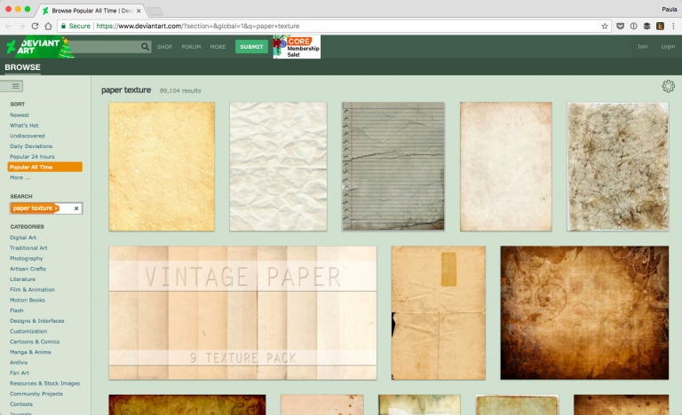 The Ultimate List of Free and Paid Paper Texture Resources