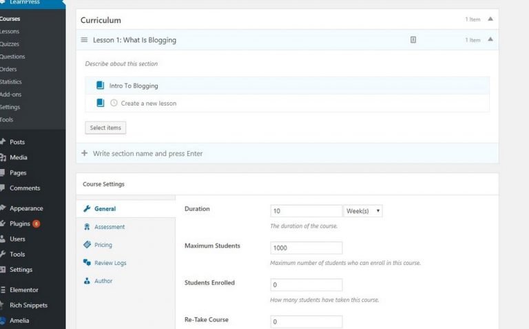 How To Create & Sell Online Courses with WordPress For Free - Onextrapixel