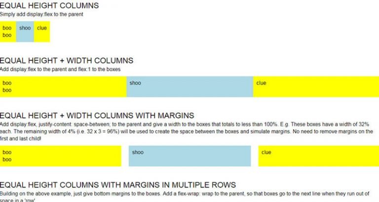 Learn Flexbox by Example – Helpful and Enlightening Code Snippets - Onextrapixel