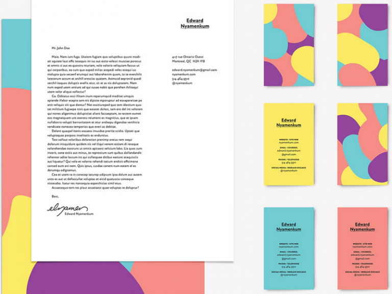 10 Modest yet Compelling Business Cards for Men - Onextrapixel