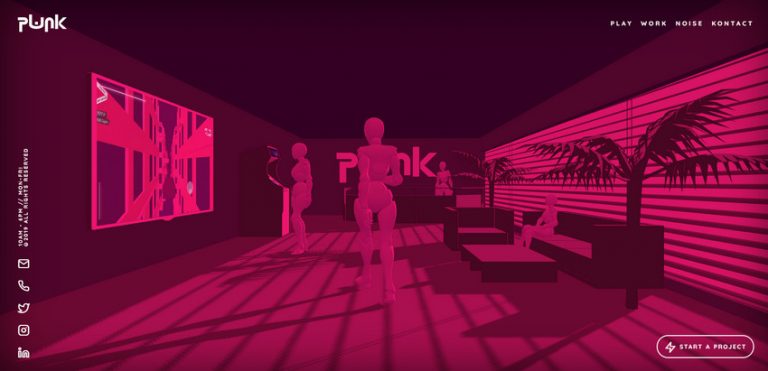 8 Daring Examples of Cyberpunk Design - Onextrapixel