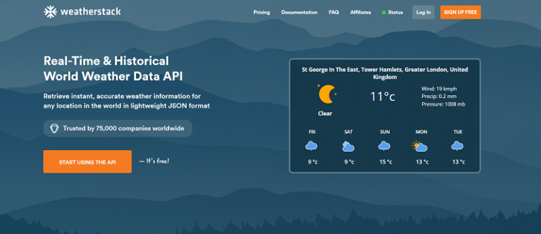 Weatherstack Review: Is This the Best Weather API? - Onextrapixel