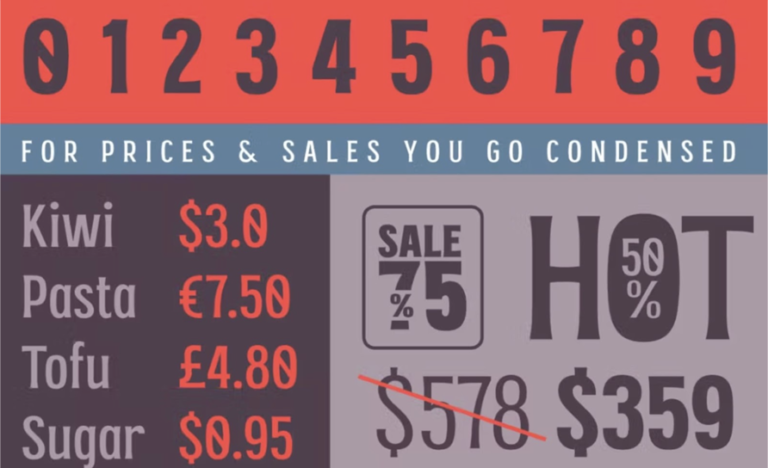 15 Best Number Fonts for Displaying Numbers (2025) - Onextrapixel