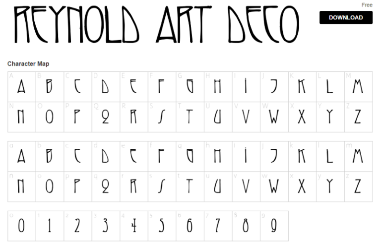 28 Best Art Deco And Art Nouveau Fonts (2025) - Onextrapixel